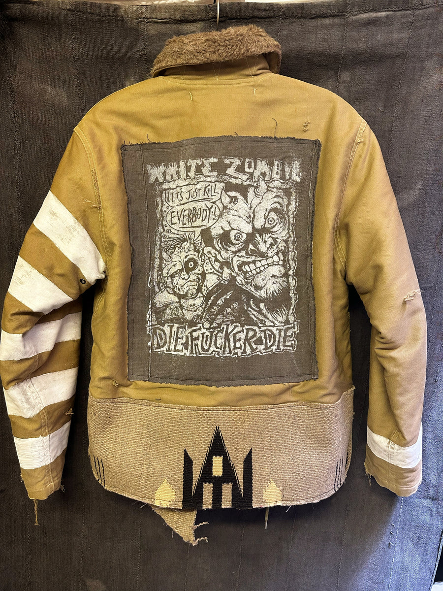 CUSTOM BOOGEYMAN / WHITE ZOMBIE JACKET - MENS M – Local Boogeyman