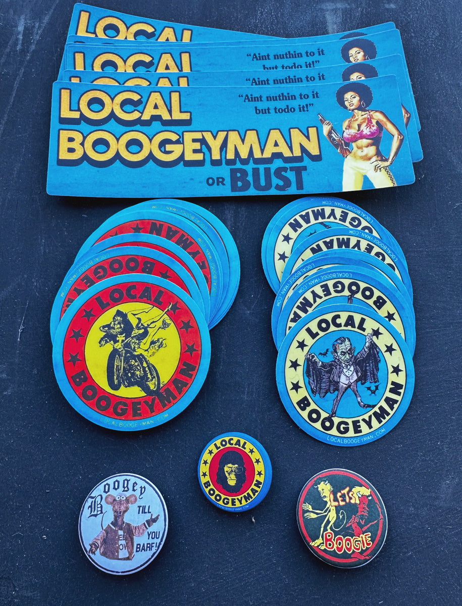 STICKERS + BUTTONS BUNDLE – Local Boogeyman